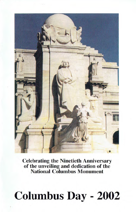 2002 Program Book – National Christopher Columbus Association